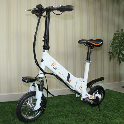 Aluminum Wheel Smart Electric Bike 12 Inch 36V 250W Removable Lithium Battery