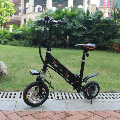 Aluminum Wheel Smart Electric Bike 12 Inch 36V 250W Removable Lithium Battery
