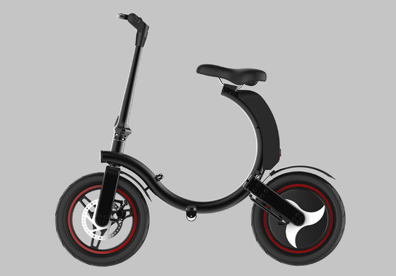 Mini E Bike Folding Electric Bike 36V 7.8A 2.4 Meters Dry Brake Distance 17-30KM/H Speed