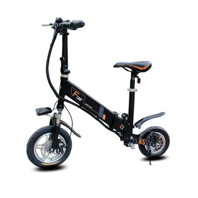 Lightweight Folding Electric Mountain Bike 36V 7.8A 250W 12 Inches Wheels