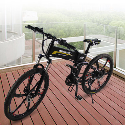 Mountain Foldable Electric Scooter 26 Inches Wheels 250W 36V Shimano 21 Speed