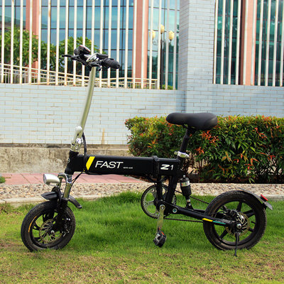 Disc Brake Folding Electric Bike 250 Watt 7.8 AH Hidden Contact Battery Installation