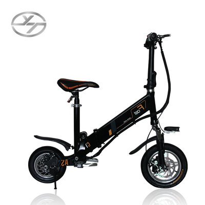 Aluminium Alloy Body Folding Electric Mountain Bike 12'' 7.8AH Lithium Battery