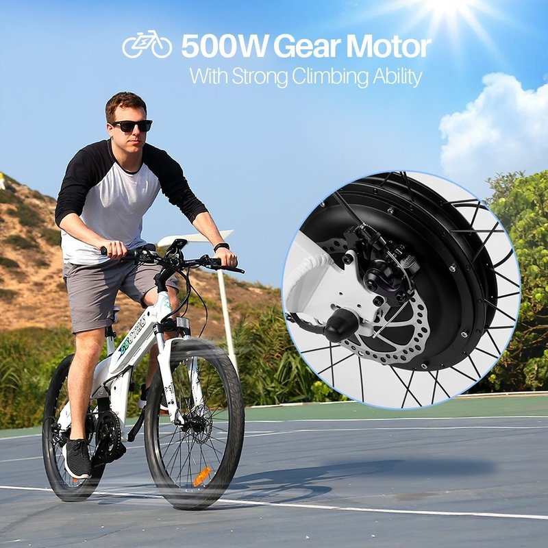 26 Inch Foldable Electric Battery Powered Bicycles For Mountain Ride / Commuting