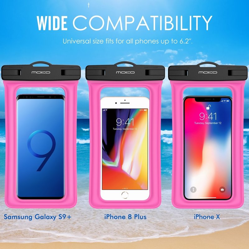 Full Protection Floatable Waterproof Phone Case Dry Bag With Detachable Lanyard