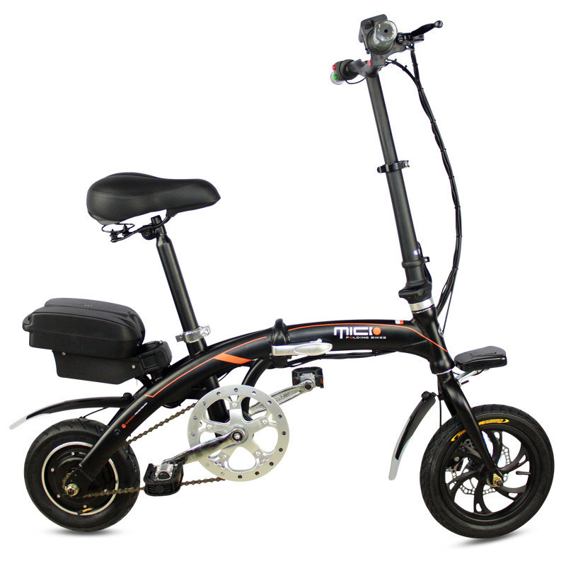 C1 Adult Durable Folding Electric Bike 36V 10.4AH Lithium Battery Intelligent LCD Screen Meter