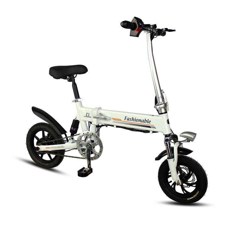 Portable Electric Fold Up Electric Bike Samsung Lithium Battery Easy To Place