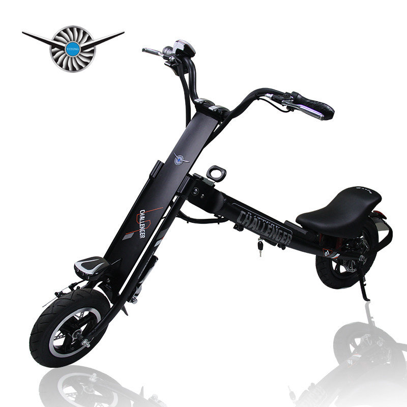Pink / Black Halley Folding Electric Scooter , Mini Electric Bicycle DC 36V