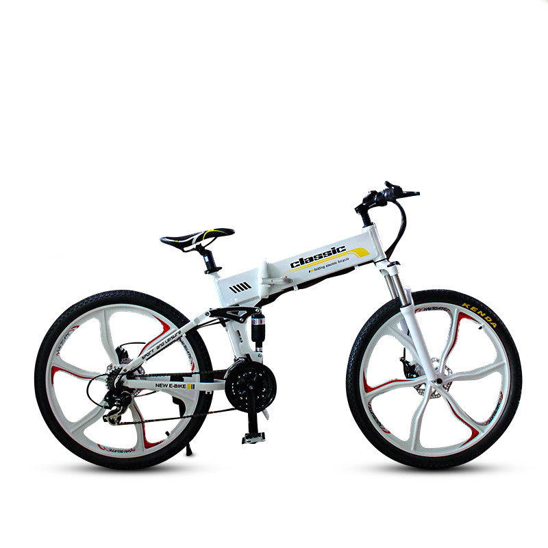 250 Watt Folding Electric Bike P54 10.4 AH Shimano 21 Speed Easy Installation