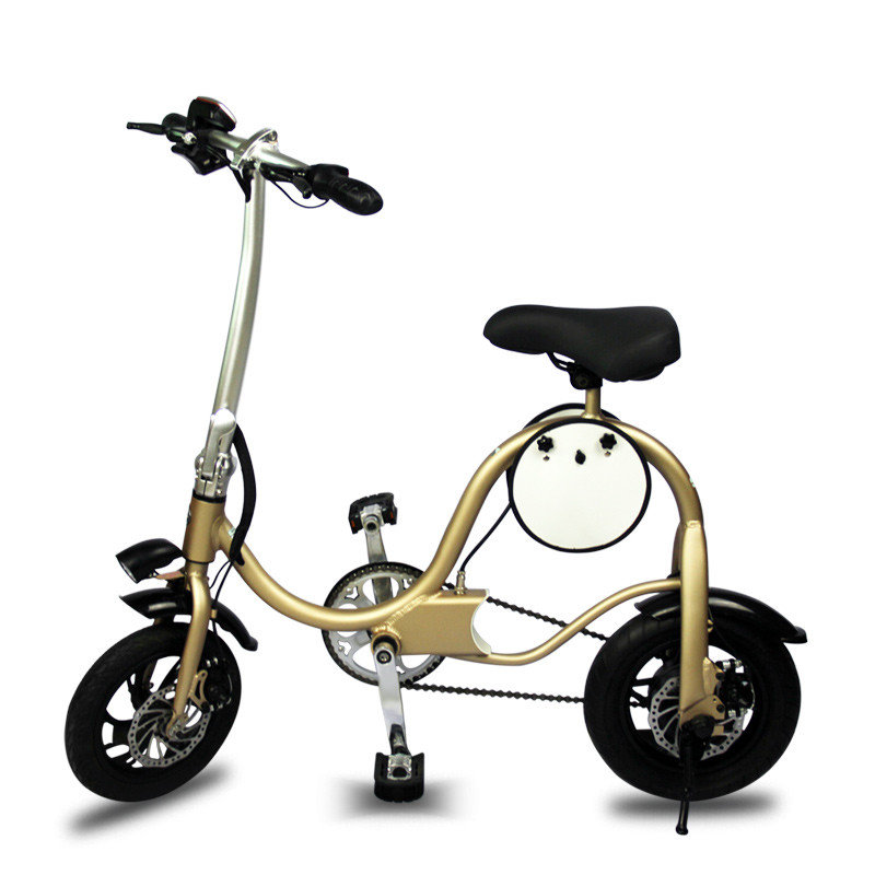 12 Inches Folding Electric Bike 7.8AH  Lithium Battery 25 Degree Max Climbing Angel