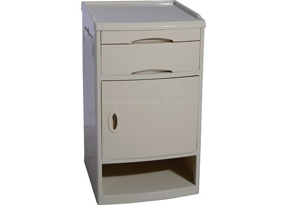 Color Optional Hospital Ward Furniture , ABS Plastic Medical Bedside Cabinet