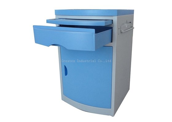 ABS Plastic Hospital Patient Room Furniture With Dinning Board / Towel Hangers
