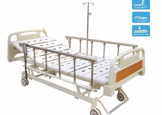 Metal ABS Electric Adjustable Hospital Bed Home Care With Hand Controller