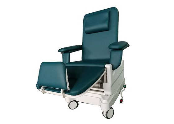 Comfort Electric Dialysis Recliner Chairs Adjustable Seat Height With Footrest Arm Board