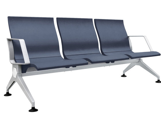Purple Color Salon Waiting Chairs Good Stability 1750mm * 640mm * 760mm