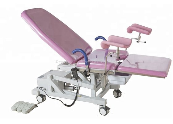 Maternity Surgery Gynecology Exam Chair , Portable Gynecology Table With Leg Holder