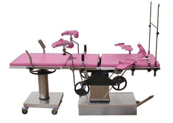 Childbirth / Parturition Gynecology Operating Table Multi Purpose Hand Wheel Control