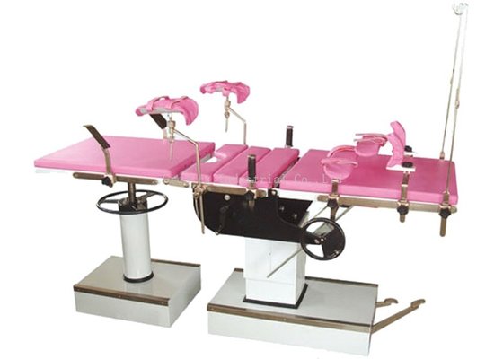 Childbirth / Parturition Gynecology Operating Table Multi Purpose Hand Wheel Control