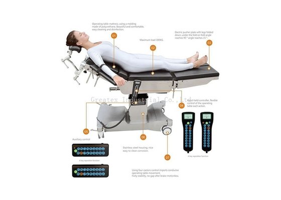 Hospital Operation Theatre Bed , Operating Room Table High Durability