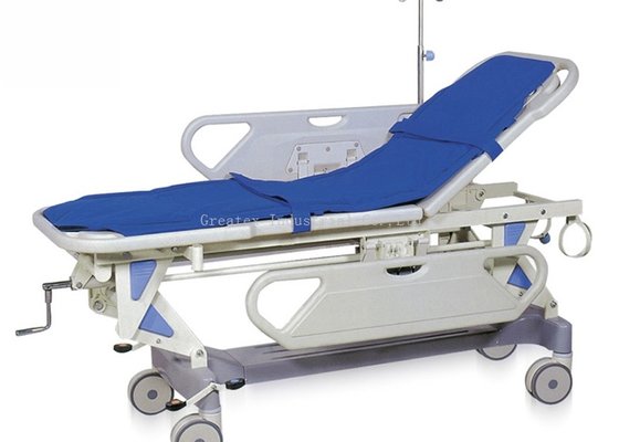 2 Functions Patient Transfer Stretcher Easy Cleaning Back Section Adjustable