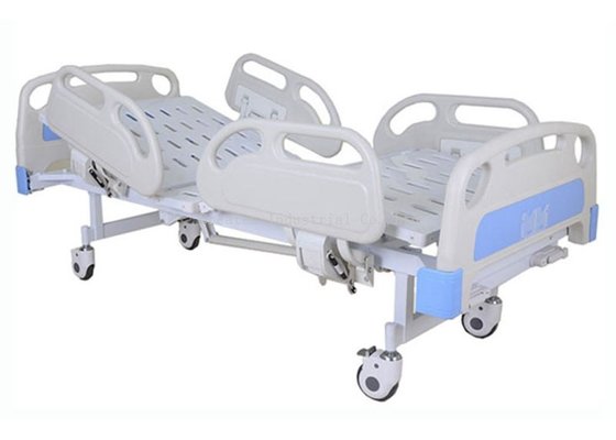 High Safety Manual Hospital Bed , Hand Control Manual Adjustable Bed For Patient