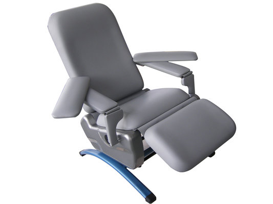 Manual Convertible Medical Recliner Chair Bed Easy Cleaning For Blood Dialysis