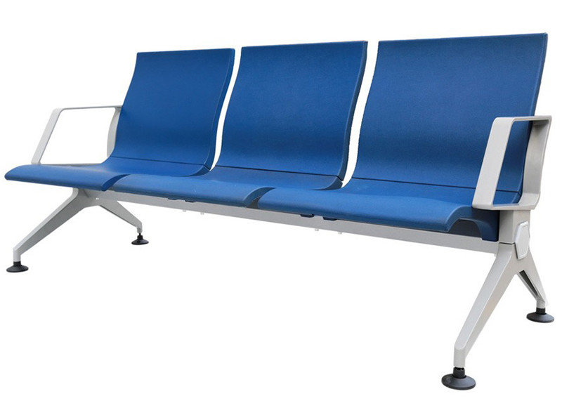Easy Cleaning Reception Waiting Chairs 3 Seat High Durability Beautiful Appearance