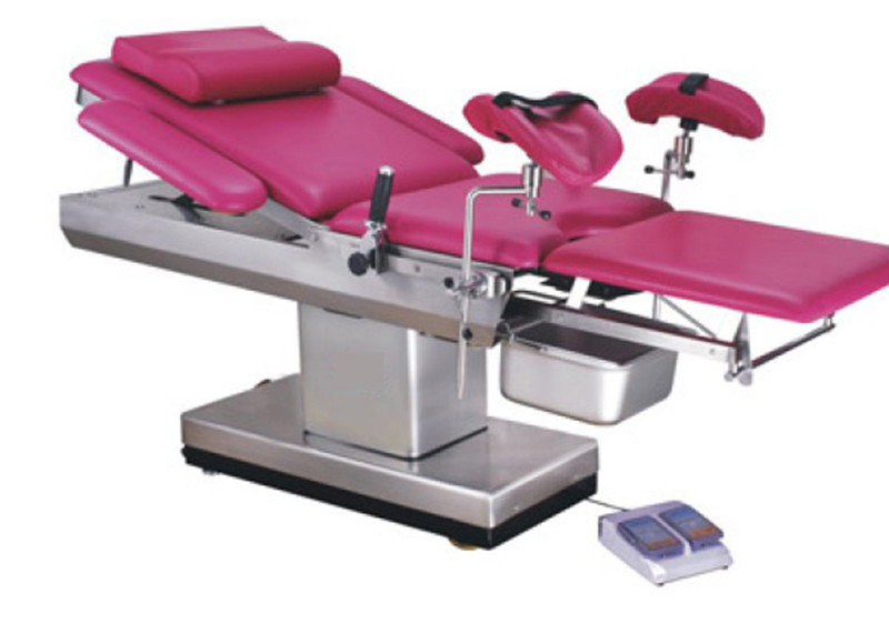 Stainless Steel Frame Gynecology Exam Chair , Gynae Examination Table Adjusted Height