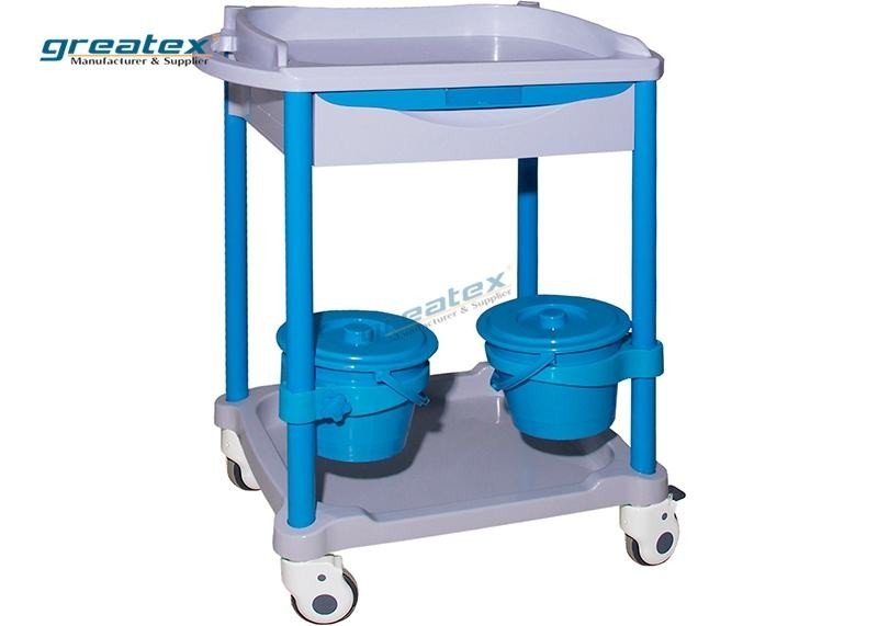 Customized Medical Treatment Carts ABS Body Aluminum Columns For Hospital / Clinics