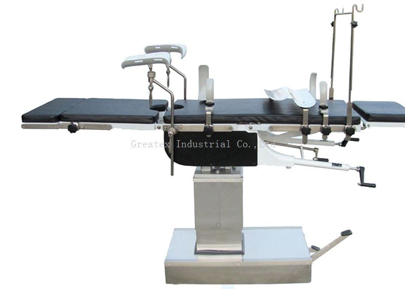 Adjustable Operation Theatre Bed Stainless Steel Base Manual Operation