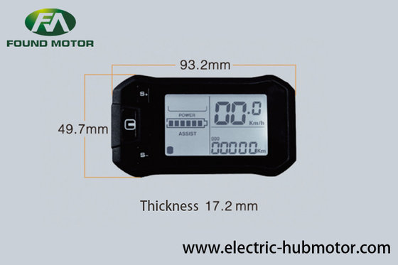 Quick Installation Electric Bike Accessories LCD Display Panel High Resolution