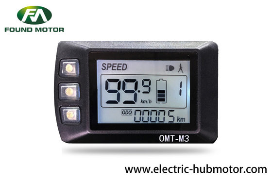 M3 / M3S Electric Bike Accessories LCD Display For Speed / PAS Level / Battery Level