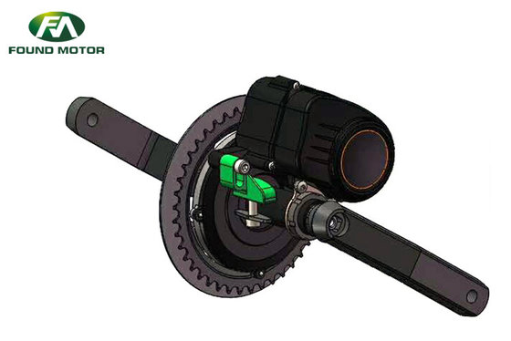 36V 250W Power Mid Drive Electric Bike Motor With Speed Sensor / Hall Sensor