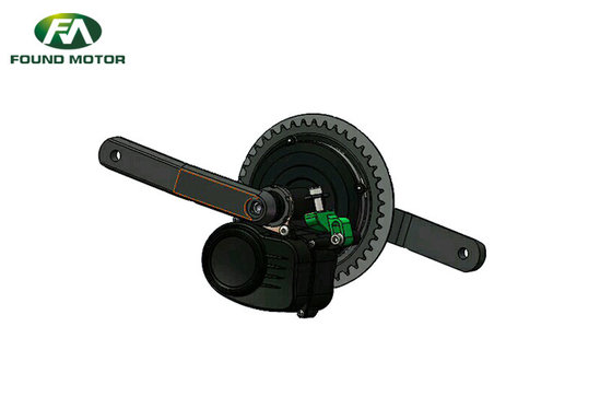 36V 250W Power Mid Drive Electric Bike Motor With Speed Sensor / Hall Sensor