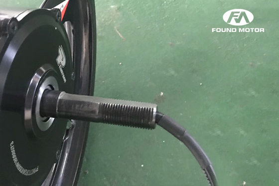 16'' 36V 350W oneside axle dc brushless geared custom hub motor with electromagnetic brake for electric wheelchair