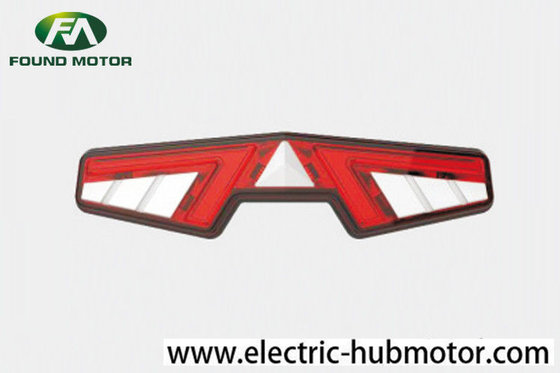 Waterproof Electric Bike Accessories LED Rear Light ABS Materials 48V Working Voltage