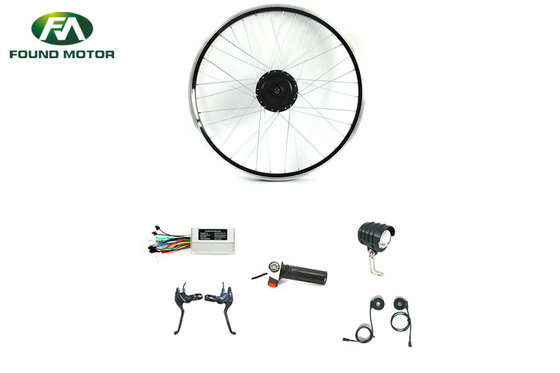 26'' 48V 350W Electric Bike Conversion Kit with Battery Indicate Throttle Electric Bike Accessories