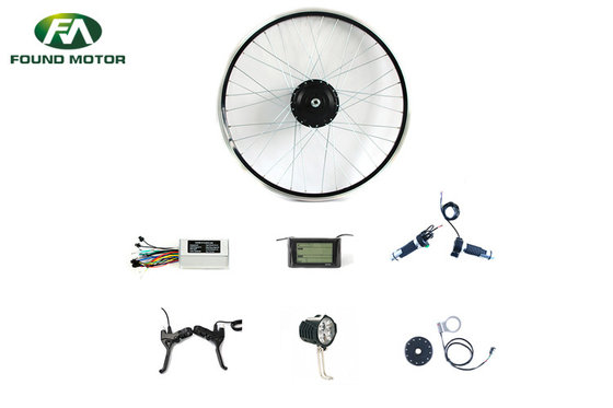 48V 500W BLDC Geared Motor Electric Bike Conversion Kit with Optional Brake Lever