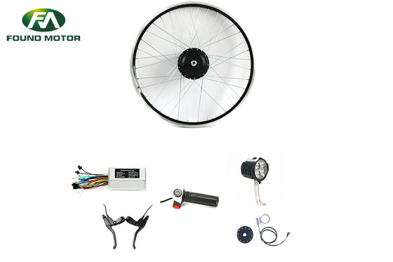 48V 500W Electric bike Kit 24'' Bicycle Conversion Kit with BLDC Geared Motor