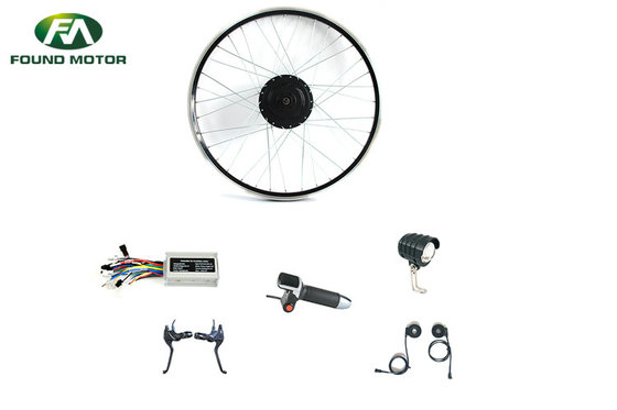 Electric bike conversion kit with 36V 250W BLDC geared motor D-022 front light for electric bike