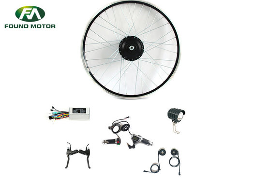 22'' 48V 350W Electric Bike BLDC Geared Motor Conversion Kit Electric Bicycle kit with Power Dispaly Throttle