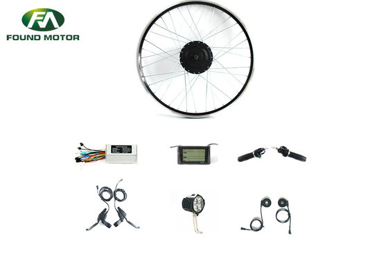 Electric Bicycle BLDC Geared Motor 48V 500W Electric Bike Conversion Kits with Normal Connectors