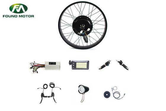 72V 1000W BLDC geared motor Electric bike conversion kit with FD-002 throttle for e-bike and electric bicycle