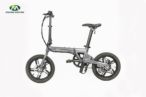 36V5.2AH lithium battery, 250W brushless geared motor for foldable electric bike