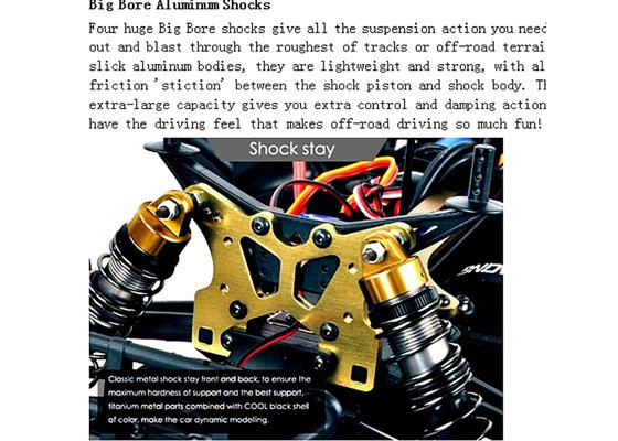 Ready To Run Electric Large Scale RC Monster Truck Off Road Terrain