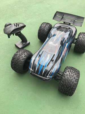 19.9 Inch 2.4G Brushless 1/10 Scale Electric RC Truggy /  RC Car  Model Blue Shell