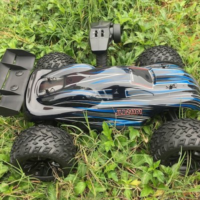 4WD 1/10th Brushless Waterproof  ESC 120A  Electric Hobby RC Car With Blue Color