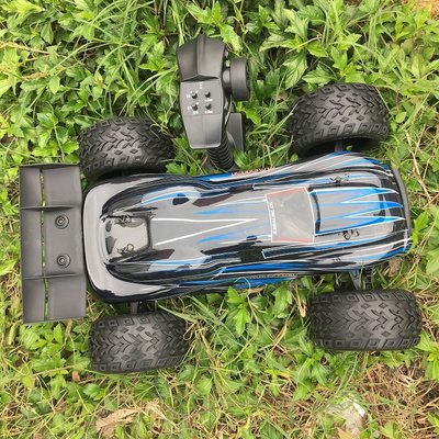 1/10th AWD Brushless Waterproof 120A ESC Electric Hobby RC Car With Blue Color