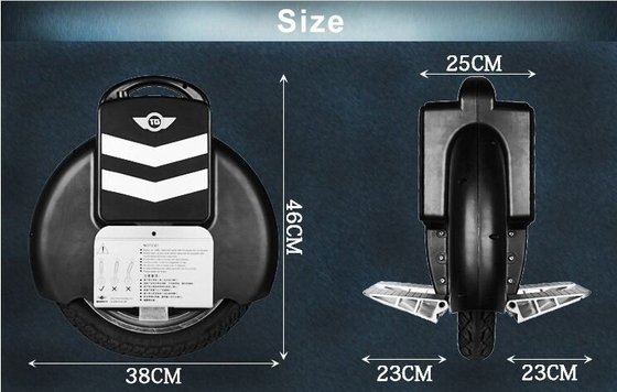 Standing Up Folding One Wheel Electric Skateboard with 132wh Battery Capacity