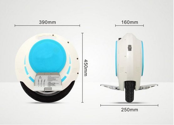 14 Inch 350W Lightweight 1 Wheel Electric Scooter With Big Night Light